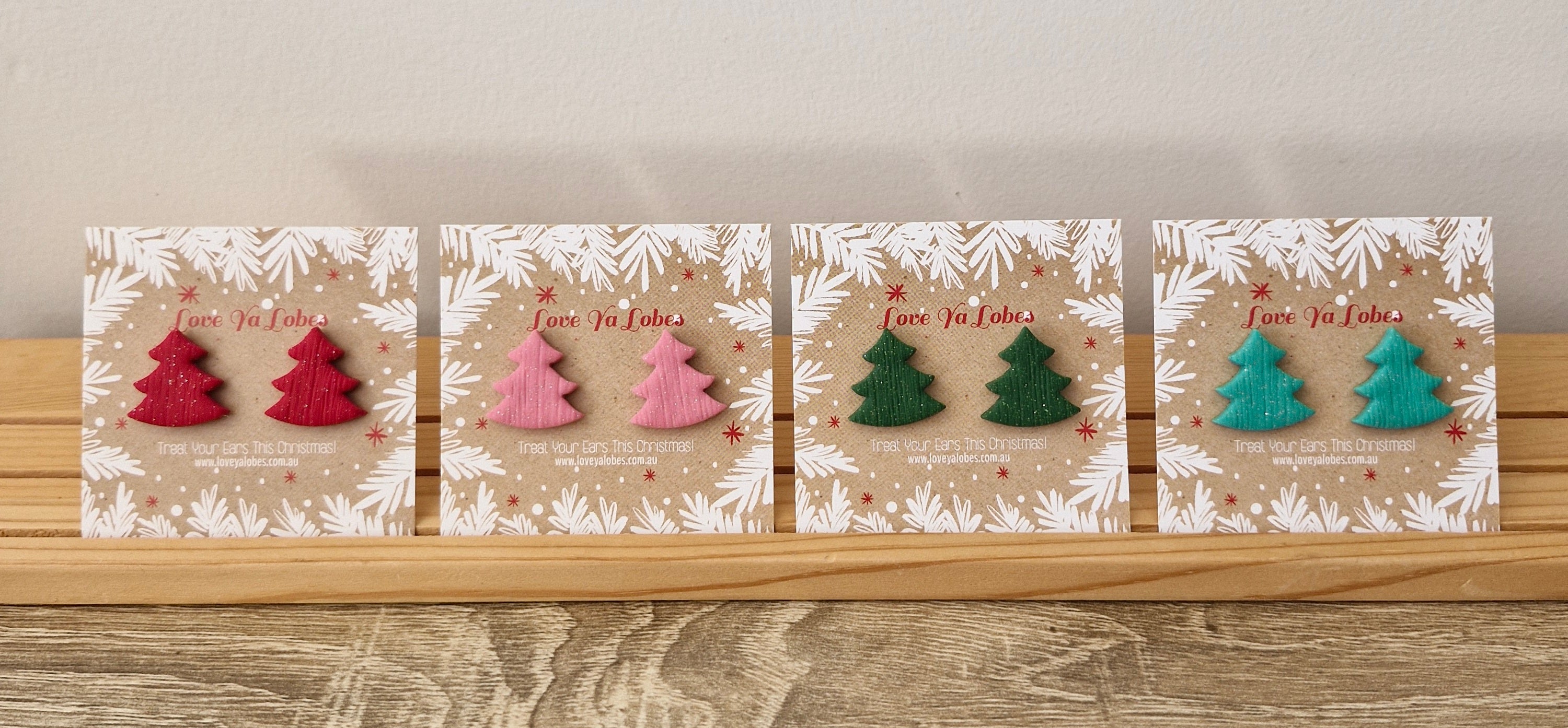 Patterned Tree Studs – Love Ya Lobes